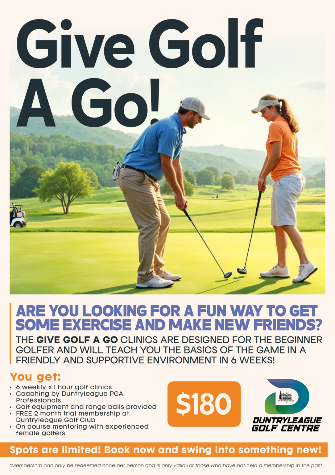 Women’s Beginner Program – Duntry League