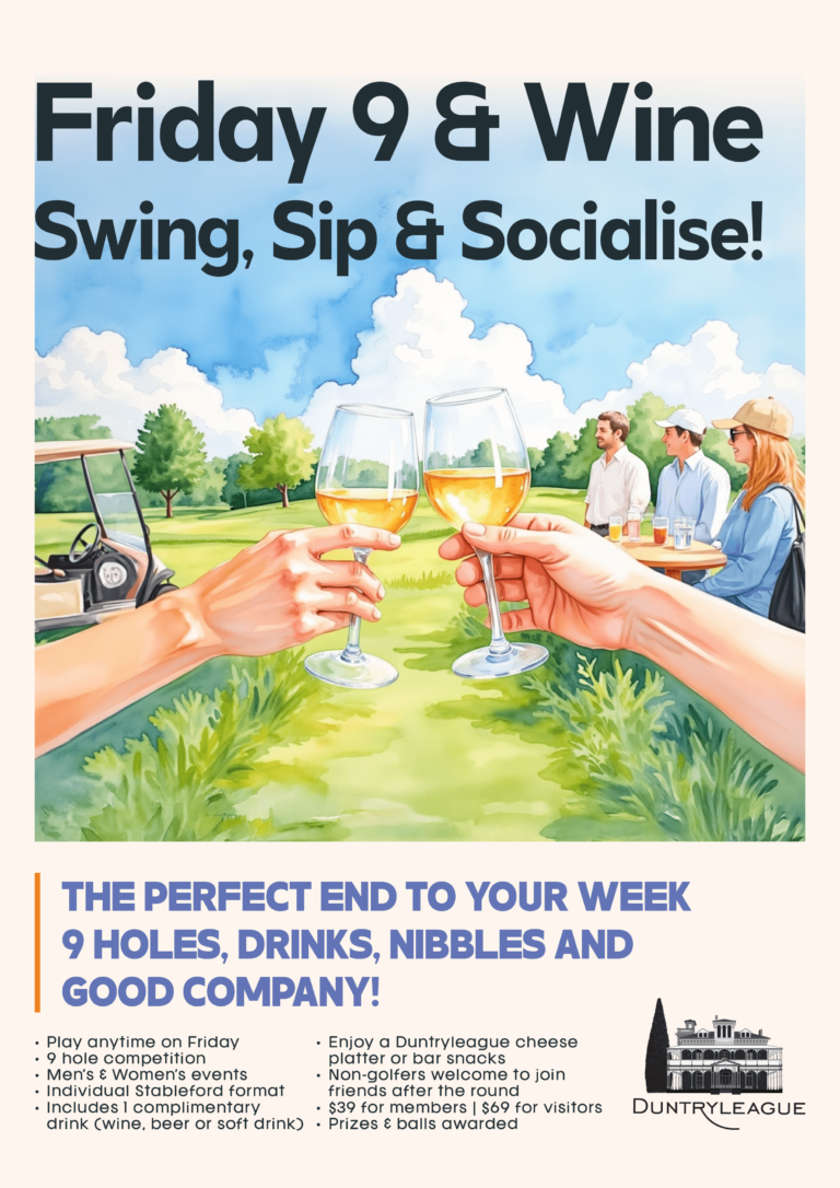 Friday 9 & Wine – Duntry League